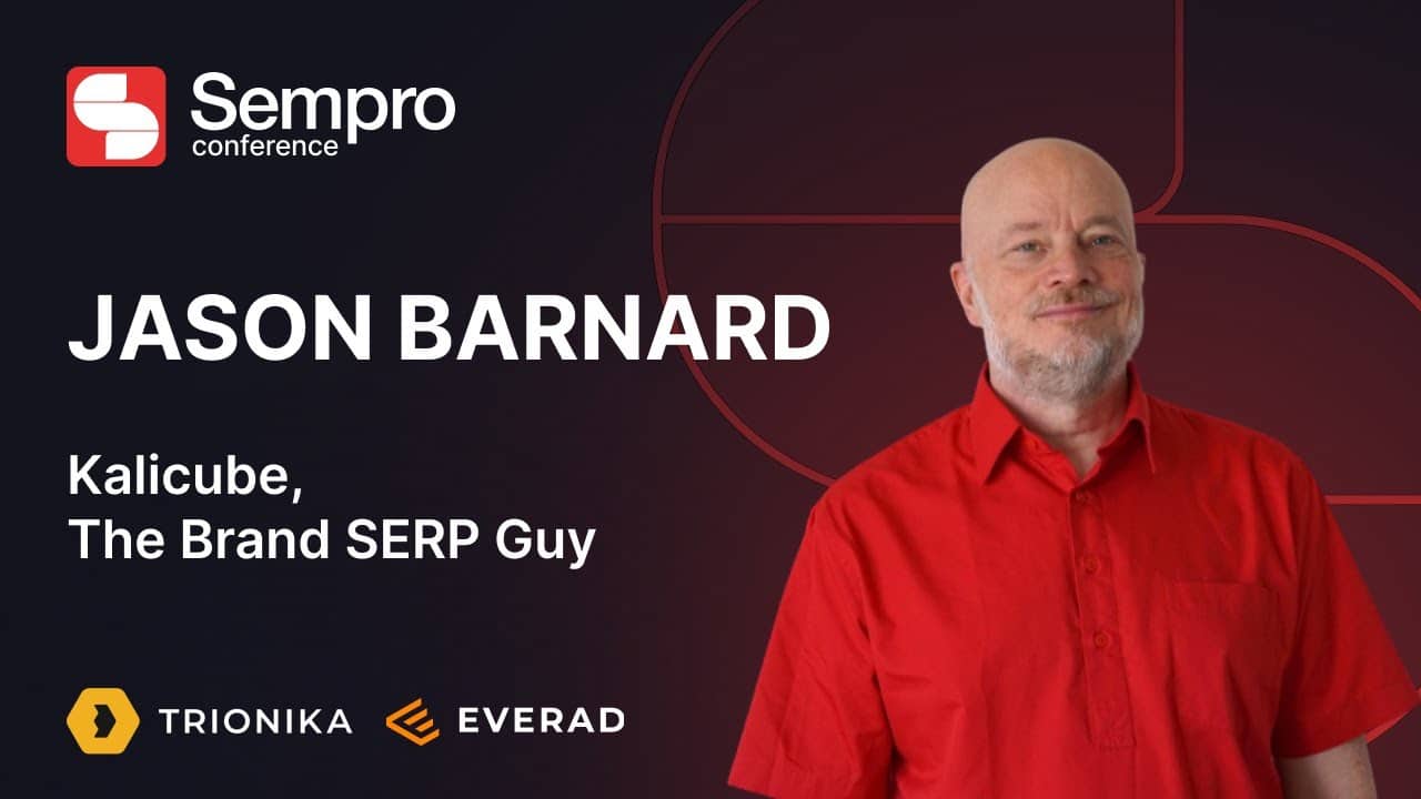 Jason Barnard «Optimizing a Brand SERP»